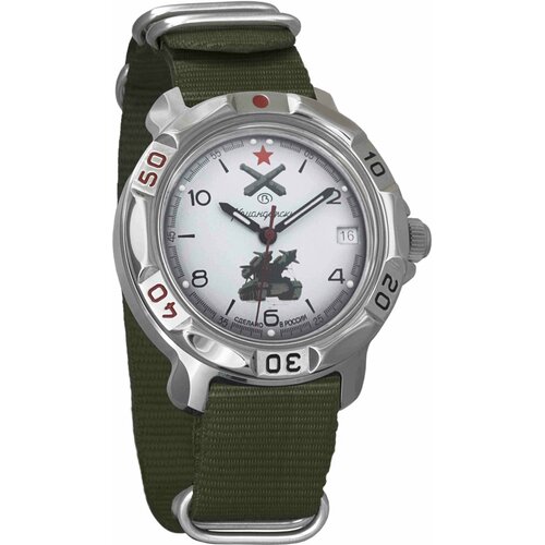 Наручные часы Восток Командирские механические Командирские 811275 green, зеленый