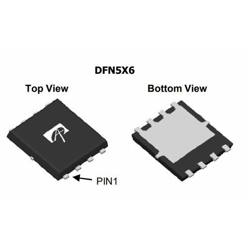 Микросхема AON6514 N-Channel MOSFET 30V 30A DFN5x6