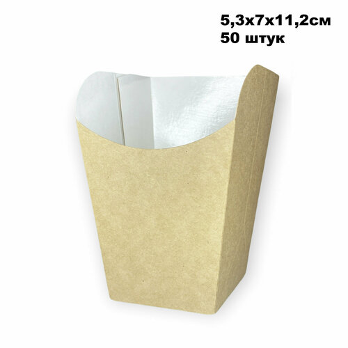 Упаковка для картофеля фри, снеков "Snack cup M" 400мл, 50 штук