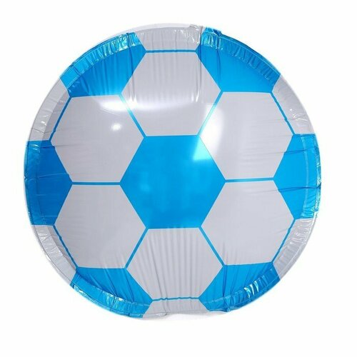 Парящий шар «Футбольный мяч», 45 см, цвет синий (комплект из 10 шт)