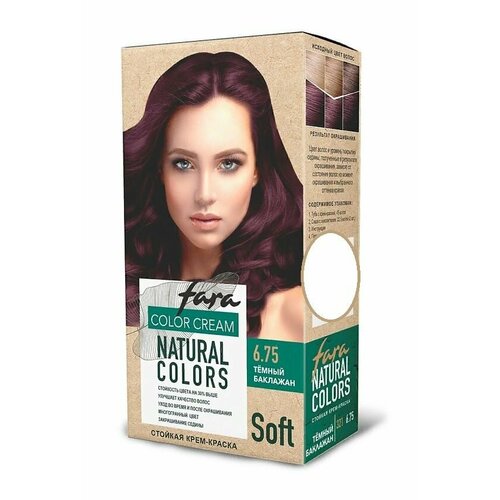Fara Краска для волос Natural Colors Soft, тон 321 Темный баклажан, 116 мл
