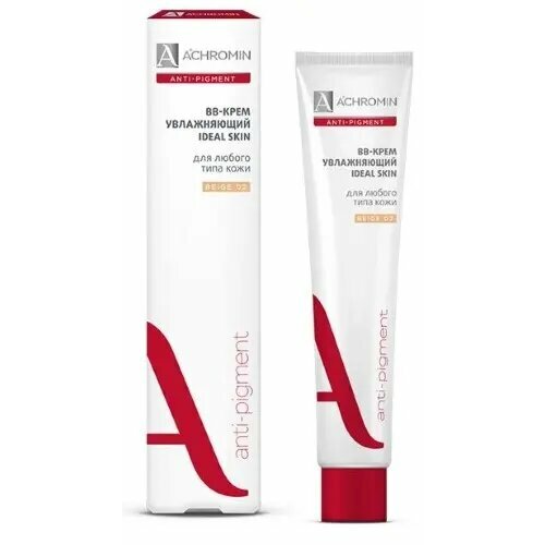 Achromin anti-pigment вв-крем для любого типа кожи бежевый (тон 02) 50 мл 3уп
