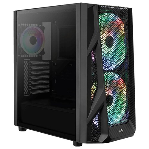 Компьютерный корпус AeroCool AirHawk Duo черный