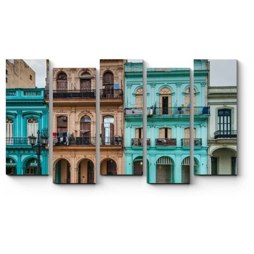 Модульная картина Красочные здания на Пасео-дель-Прадо220x127