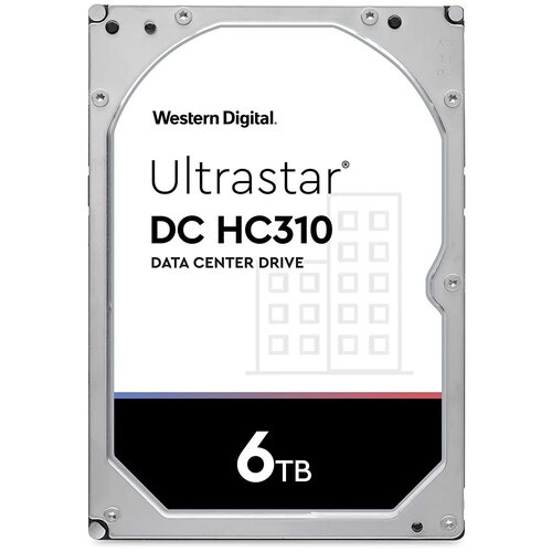 Жесткий диск WD SATA-III 6Tb 0B36039 HUS726T6TALE6L4 Server Ultrastar DC HC310 (7200rpm) 256Mb 3.5"