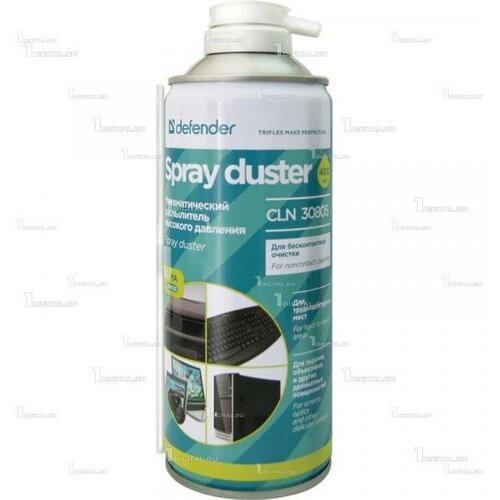 Сжатый воздух Defender Spray Duster Optima CLN 30805 пневмораспылитель 520/400 мл. для чистки оргтехники