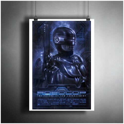 Постер плакат для интерьера "Фильм Пола Верховена: Робокоп. RoboCop"/ Декор дома, офиса, комнаты A3 (297 x 420 мм)