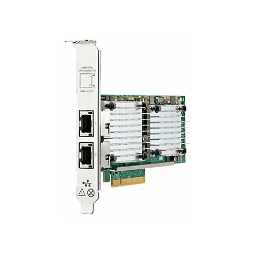 Сетевой адаптер HP 530T (656596-B21), зелeный