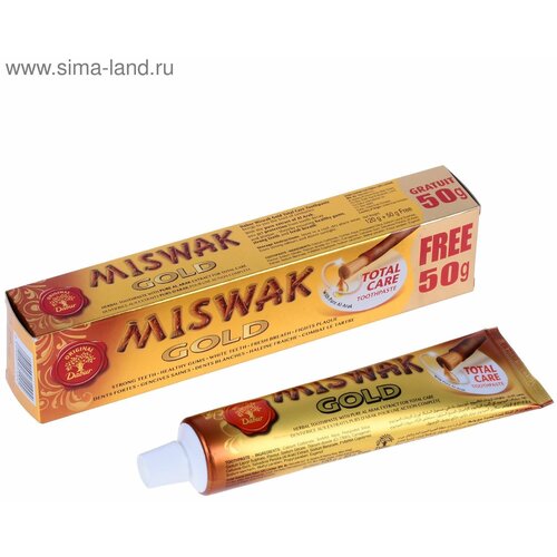 Зубная паста Dabur Miswak Gold, 120 г + 50 г