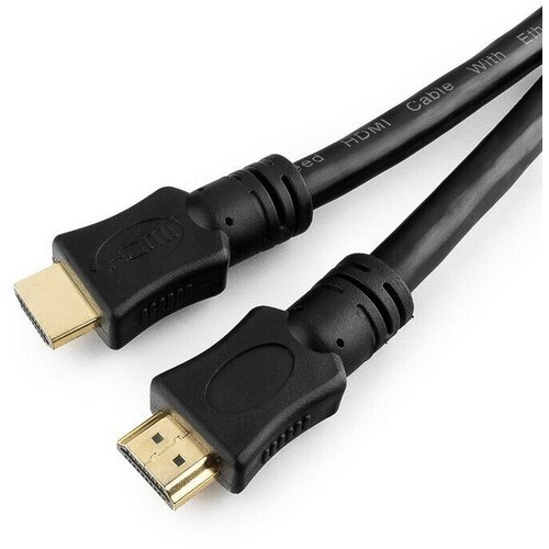Кабель HDMI Cablexpert CC-HDMI4-15, v2.0, 19M/19M, 4,5 м, позолоченный разъем, экран, черный