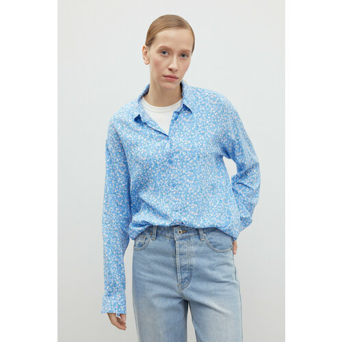 Блуза FINN FLARE, размер M, голубой