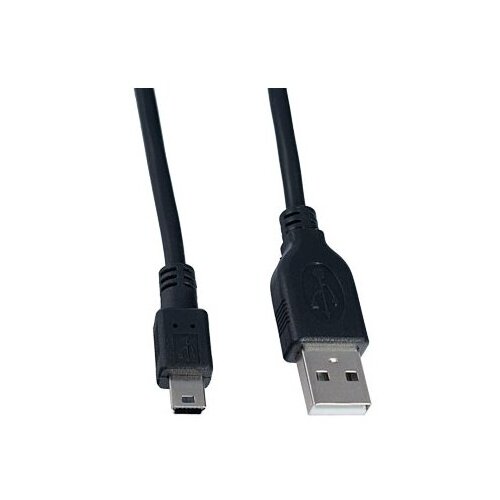 Кабель Perfeo USB - mini USB U4302, 1.8 м, 1 шт., черный