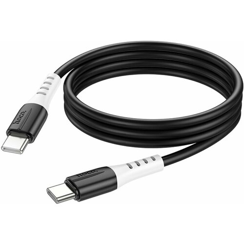 USB-C кабель HOCO X82 Type-C 3А PD60W силикон 1м (черный)