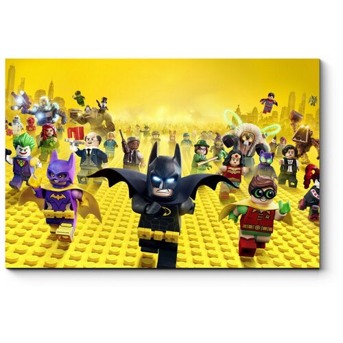 Модульная картина Лего - мир 30x20