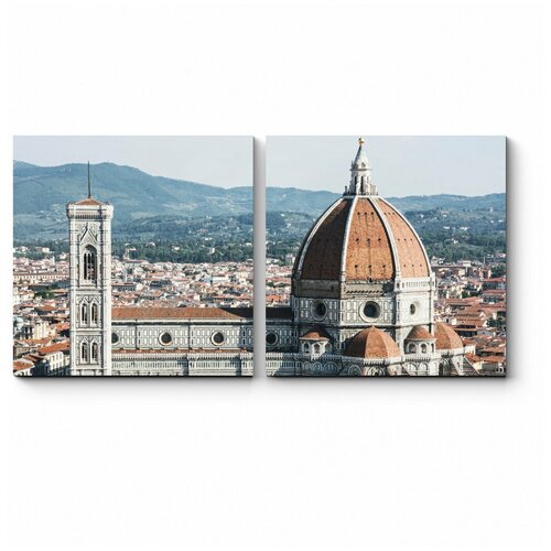 Модульная картина Великолепный вид Флоренции 140x70