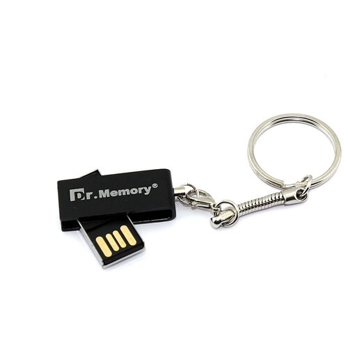 Флешка USB Dr. Memory 005 4Гб, USB 2.0, серебристый