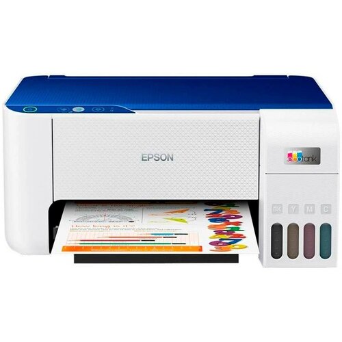 МФУ струйное Epson L3215, цветн., A4, белый