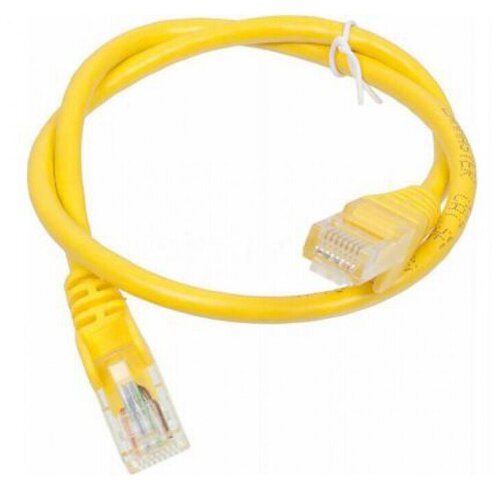 Патч-корд Lanmaster UTP TWT-45-45-0.5-YL вилка RJ-45-вилка RJ-45 кат.5е 0.5м желтый ПВХ (уп:1шт) - 10 уп