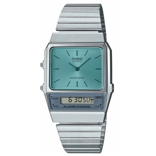 Наручные часы CASIO Collection, зеленый, бирюзовый