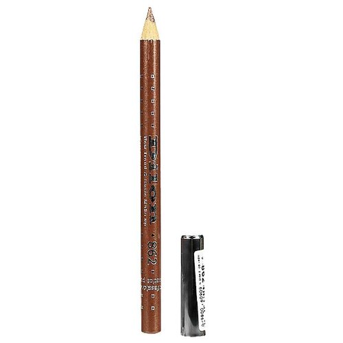 Dilon Карандаш для губ Lipliner Pencil, тон 862 амаретто перламутр, дерево