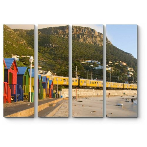 Модульная картина Яркие краски Кейптауна80x60