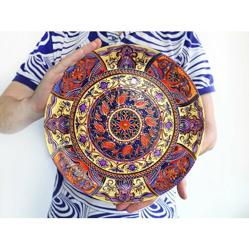 Декоративная тарелка "Арабская ночь" восточный стиль 32см