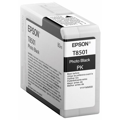 Картридж Epson C13T850100, 80 стр, черный