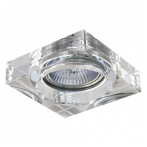 Светильник Lightstar Lei Mini 006140, GU5.3, 50 Вт, 4000, нейтральный белый, цвет арматуры: хром, цвет плафона: бесцветный