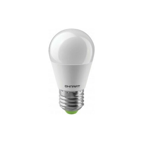 Светодиодная LED лампа онлайт шар G45 E27 10W(700lm)2700K2K90х46 OLL-G45-10-230-2.7K-E27 61968 (упаковка 16 штук)