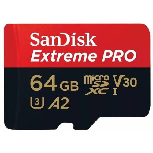 Карта памяти microSD 64 ГБ SanDisk Class 10 Extreme Pro ( SDSQXCU-064G-GN6MA )