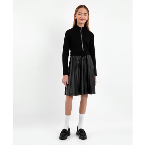Школьное платье Gulliver, размер 158, черный