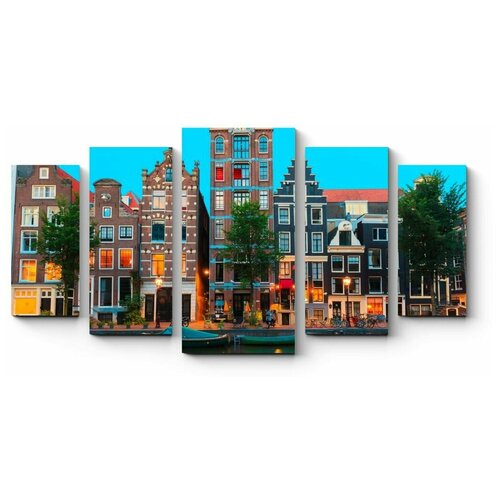 Модульная картина Амстердам каким мы его знаем 120x66