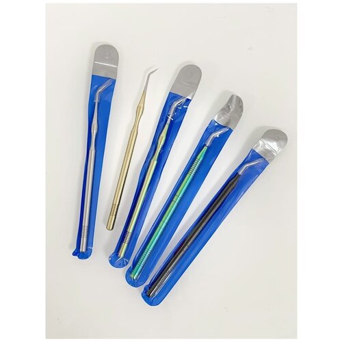 Многофункциональный инструмент для ламинирования ресниц цвет серебро Lunica de arti