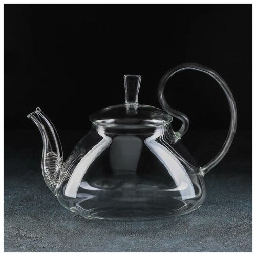 Magistro Чайник стеклянный заварочный с металлическим ситом Magistro, 1 л, 20,5×15 см