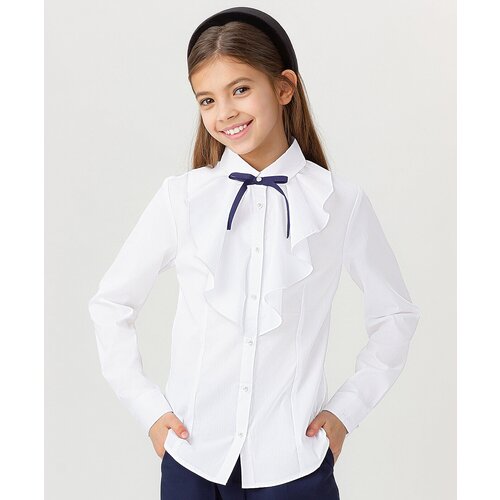 Блуза Button Blue, размер 170, белый