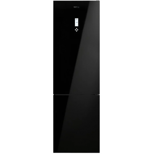 Холодильник Korting KNFC 61868 GN, черный