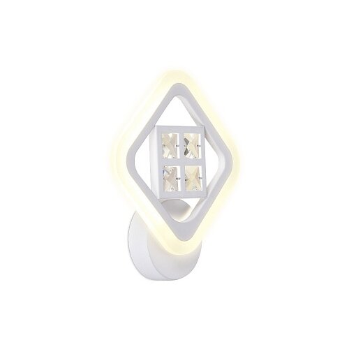 Бра светодиодное Ambrella light Acrylica Ice FA284 WH, 15 Вт, белый
