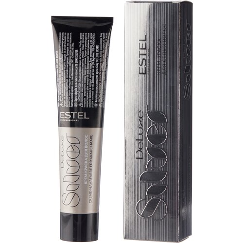 ESTEL De Luxe Silver крем-краска для седых волос, 5/4 светлый шатен медный, 60 мл