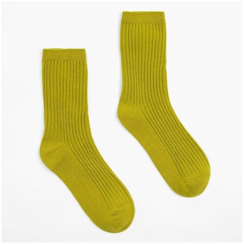 Носки Minaku размер 17-18, зеленый, желтый