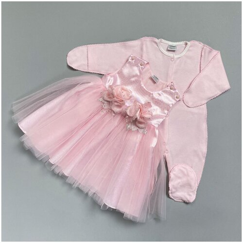 Комплект одежды Clariss, размер 24 (74-80), розовый