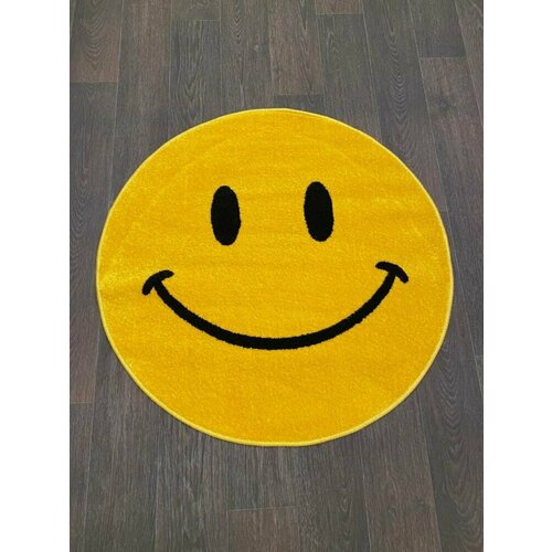 Ковер NC19 - YELLOW - Круг - коллекция SMILE 1.00x1.00