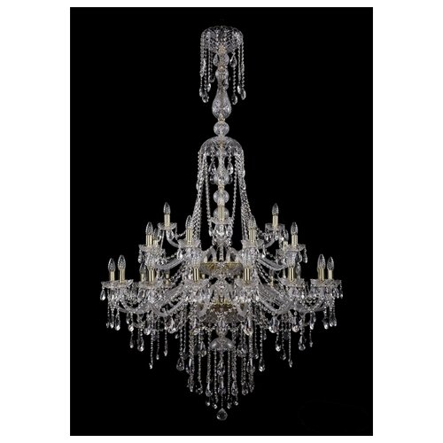 Люстра Bohemia Ivele Crystal 1415 1415/16+8+4/400/XL-185/2d/G, E14, 1120 Вт, кол-во ламп: 28 шт., цвет: бесцветный