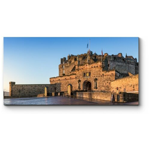 Модульная картина Эдинбургский замок на рассвете 110x55