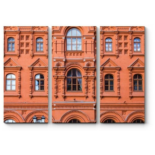 Модульная картина Классический фасад в русском стиле130x93