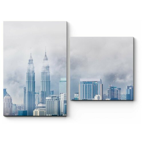 Модульная картина Туман над блистательным Куала-Лумпур150x113