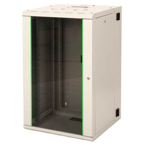 Шкаф коммутационный Lande Proline (LN-PR20U6045-BL-111) настенный 20U 600x450мм пер. дв. стекл задн. дв. стал. лис