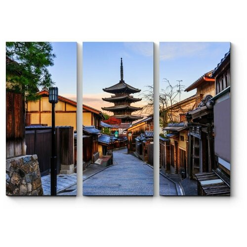 Модульная картина Предрассветный Киото80x57