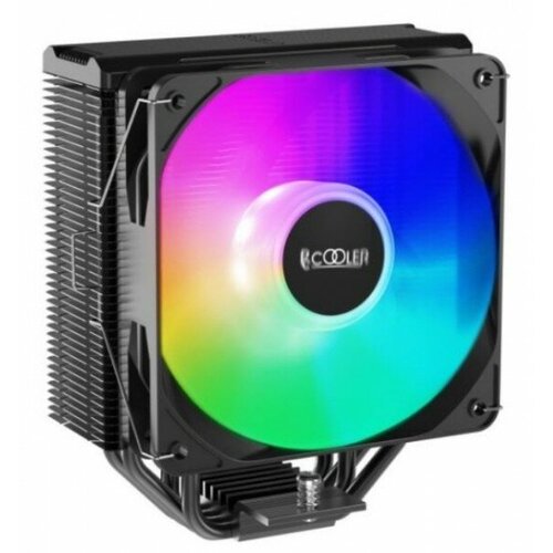 Кулер PCCooler Paladin EX400S S115X/1200/1700/AM4 (24 шт/кор, TDP 180W, 120mm PWM LED FAN, 4 тепловые трубки 6мм, 800-1800RPM, 28,6dBa)