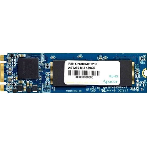 Твердотельный накопитель Apacer 480 ГБ M.2 AP480GAST280-1