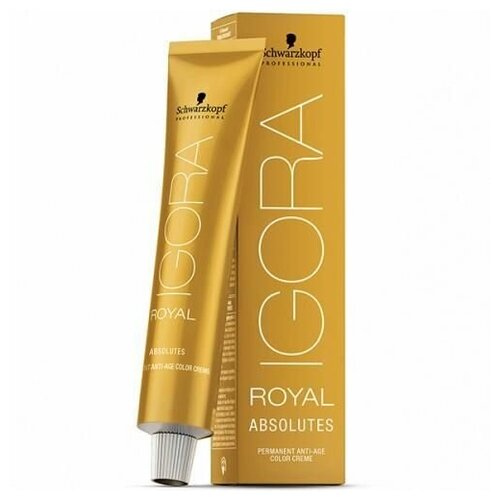 Schwarzkopf Professional Royal крем-краска Absolutes, 6-60 темный русый шоколадный натуральный, 60 мл